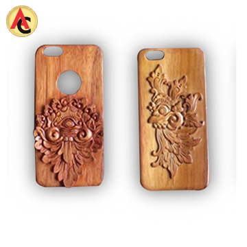 Smartphone case in carved teak wood | Global Sources
