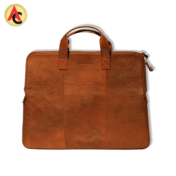Vintage-style laptop bag in pure leather | Global Sources