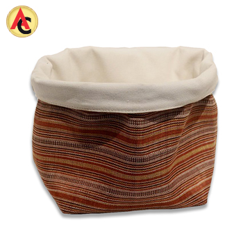 Soft basket made of handwoven abaca textile | Global Sources