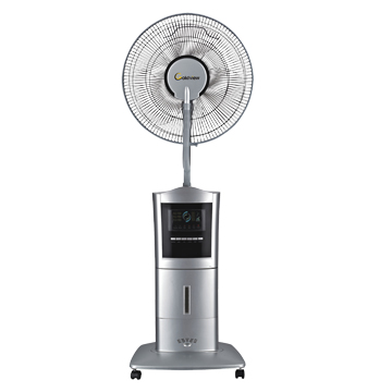 Misting stand fan features body temperature sensor | Global Sources