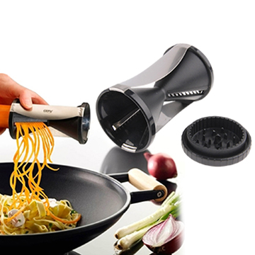 Rotating food slicer juliennes vegetables | Global Sources