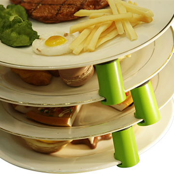 Plate stacker makes serving easier, safer | Global Sources