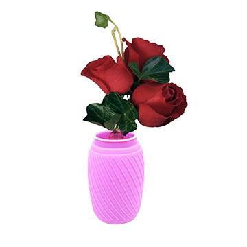 Collapsible silicone flower vase | Global Sources