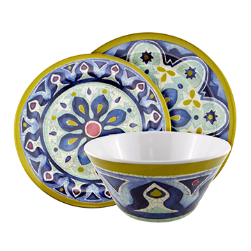 Break-resistant mosaic dinnerware set | Global Sources