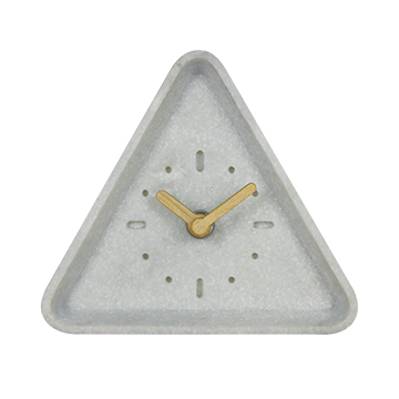 Desk clock made of concrete, polyresin | Global Sources