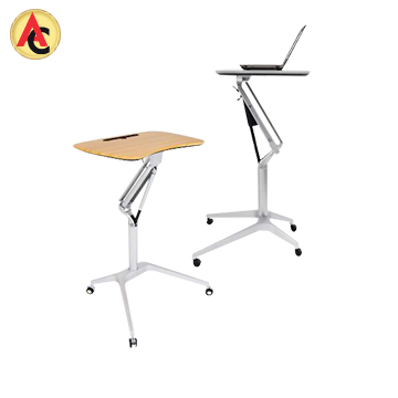 Sit-to-stand computer desk adopts gas-piston activation | Global Sources