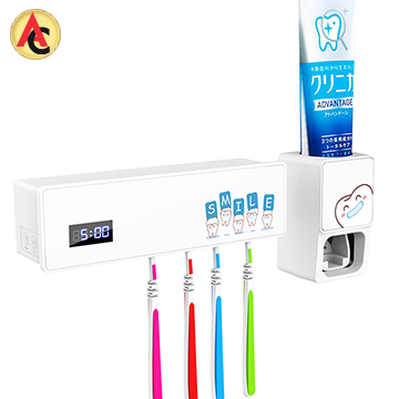 Electric toothbrush sanitizer uses UV rays