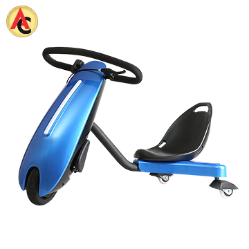 Electric drift trike with runway-shaped elliptical handlebar | Global ...