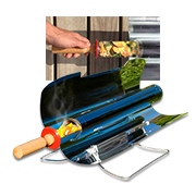 Vacuum tube cooker uses solar power