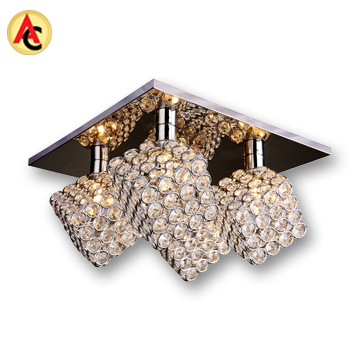Ceiling light features crystal cube shades | Global Sources