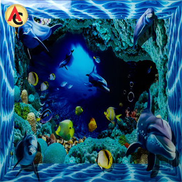 Ocean-themed 3D polished porcelain tile | Global Sources