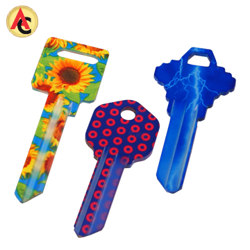 Colorful painted blank key | Global Sources