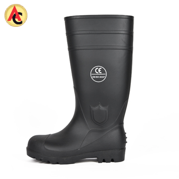 Nonslip gum safety boots have steel toe | Global Sources