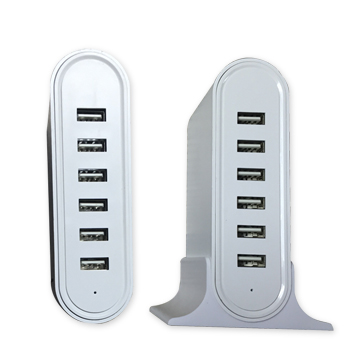 6-port USB charging station provides 5V/12A total output | Global Sources