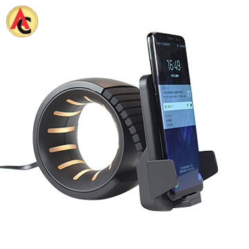 Wireless charging stand doubles as night light | Global Sources