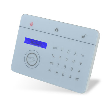 GSM touch keypad alarm with backup battery | Global Sources