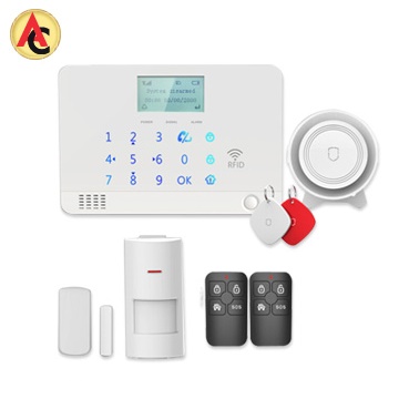 GSM intruder alarm works with RFID card | Global Sources