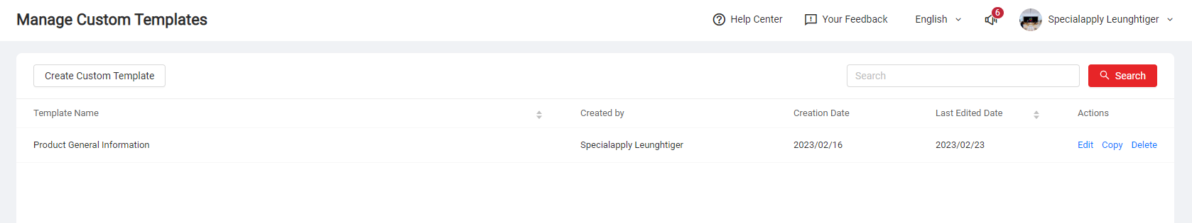 Supplier Help Center
