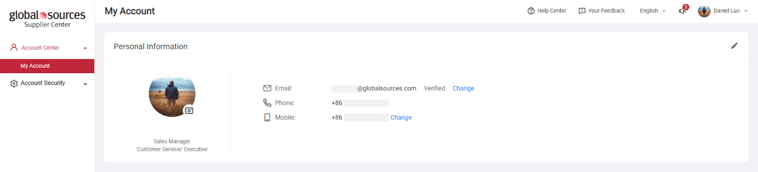 Supplier Help Center