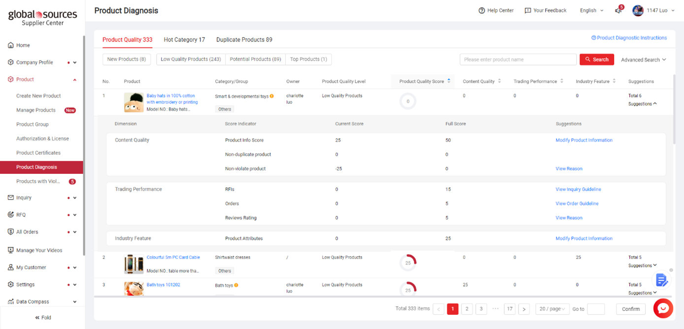 Supplier Help Center